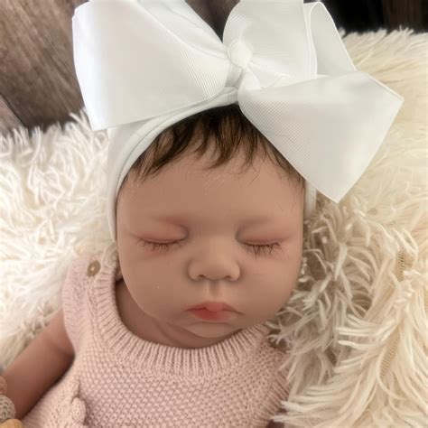 Full Body Silicone Baby Doll Eyes Open Etsy