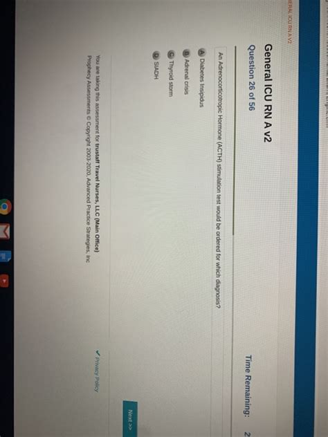 Solved BERALICU RNA V2 General ICU RN A V2 Question 26 Of 56 Chegg