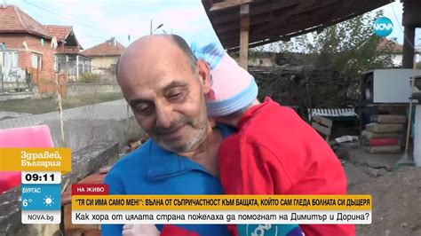 „ТЯ СИ ИМА САМО МЕН” Вълна от съпричастност към бащата който гледа сам болната си дъщеря Youtube