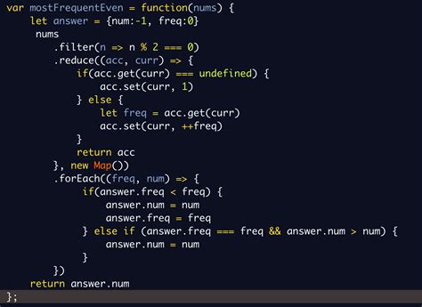 리트코드 2404 Most Frequent Even Element
