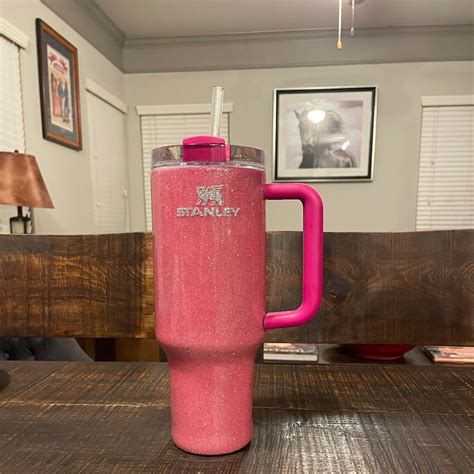 Pink Glitter Stanley Cup Etsy