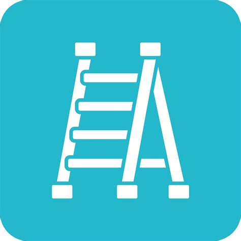 El Icono De La Escalera Vector Premium