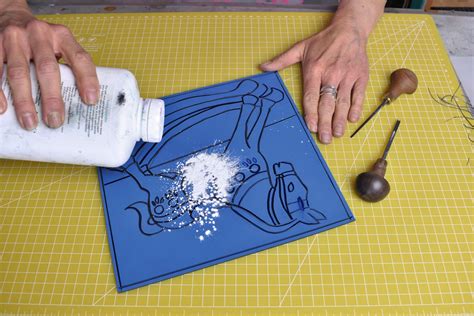 Linocut Print A Step By Step Guide To Creating Linocuts At Home House And Garden