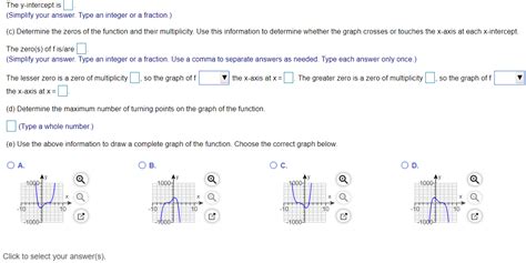 Solved Analyze The Polynomial Function F X X Chegg
