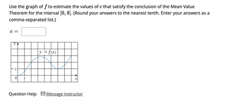Solved Use The Graph Of F To Estimate The Values Of C That Chegg