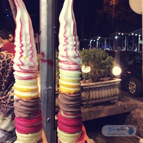 بستنی متری و کیلومتری در تهران تکنوتبلیغ