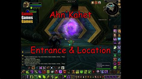 Ahnkahet Entrance And Location World Of Warcraft Wrath Of The Lich King