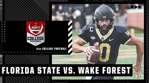 Florida State Seminoles At Wake Forest Demon Deacons Full Game