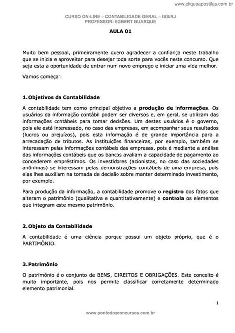 Clique Apostilas Apostila De Contabilidade 59