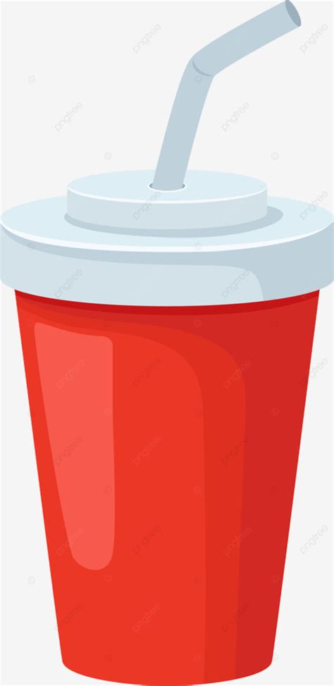 Cold Drink Cup Vector Hd Images Cold Soda Drink In Plastic Cup With