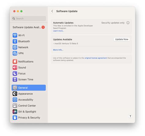 Macos Ventura Beta 5 Available To Download