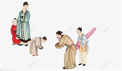 古代人物尊老场面png图片免费下载 素材7zskjgkqk 新图网