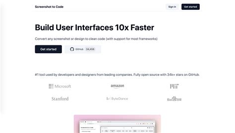 Screenshot To Code Ai导航 Sslphpai Tool导航 Sslphp导航系统 专业aigc网站导航