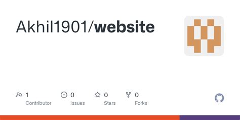 GitHub Akhil Website