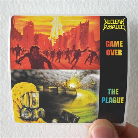Nuclear Assault Game Over The Plague Album Cover Sticker