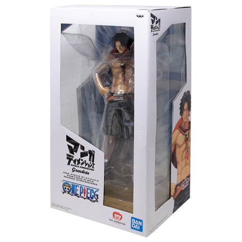 Banpresto One Piece Grandista Manga Dimensions Portgas D Ace Figure Tan