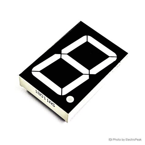 056 Inch Red 1 Digit 7 Segment Common Cathode Led Display Ktechnics