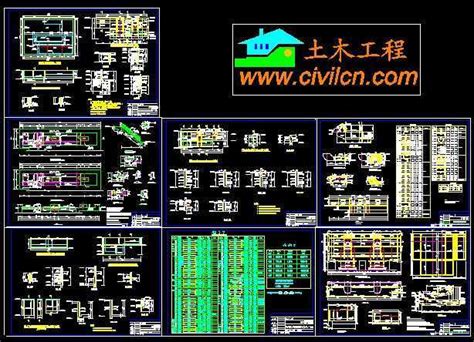某电站厂房全套土建施工图免费下载 电站厂房 土木工程网