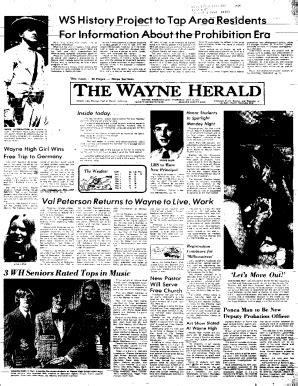 Fillable Online Newspapers Cityofwayne Was Fax Email Print PdfFiller