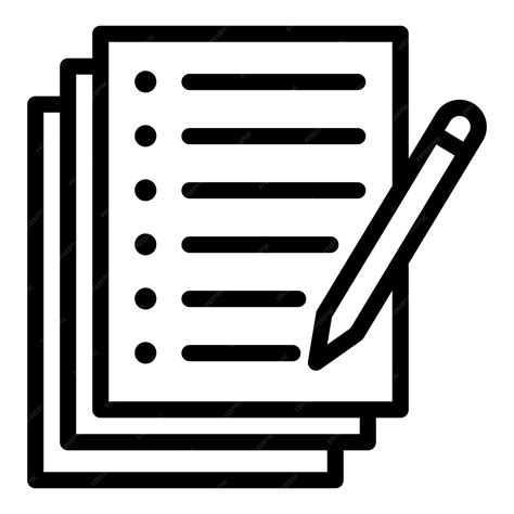 Premium Vector Film Script Icon Outline Film Script Vector Icon For