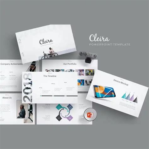 قالب پاورپوینت اینفوگرافیک Cleira زود ادیت