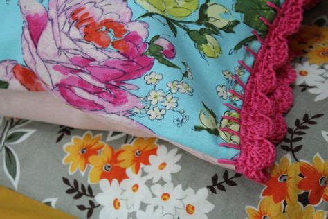 100 Patchwork And Crochet Edged Pillowcases Ideas In 2021 Crochet