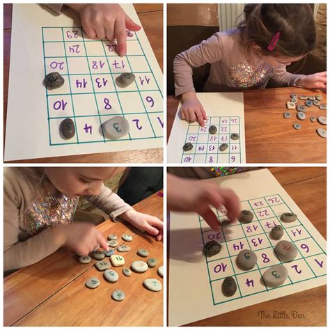 number stones and sequencing practice the little den