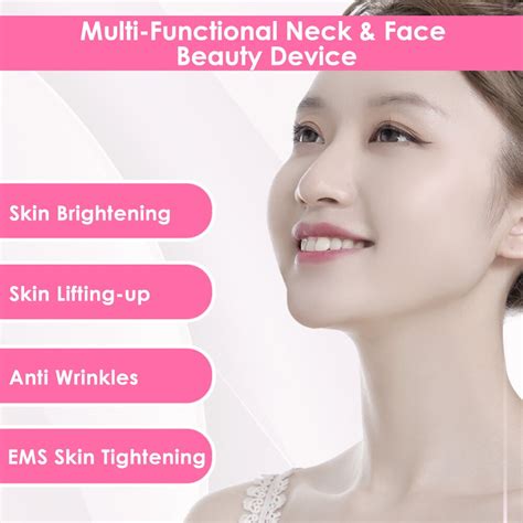 Remove Double Chin Neck Device Led Photon Heating Grandado