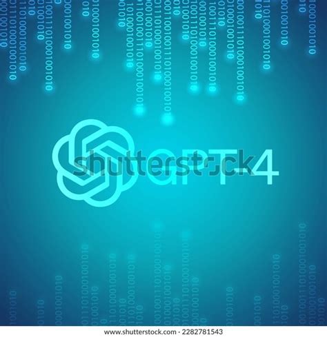 gpt 4 logo on binary background stock illustration 2282781543