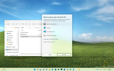 Windows 11将获得新的“打开方式”ui来选择文件扩展名的应用程序