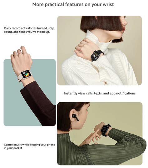 montre connectée femme xiaomi Mi Watch Lite Smartwatch phone com