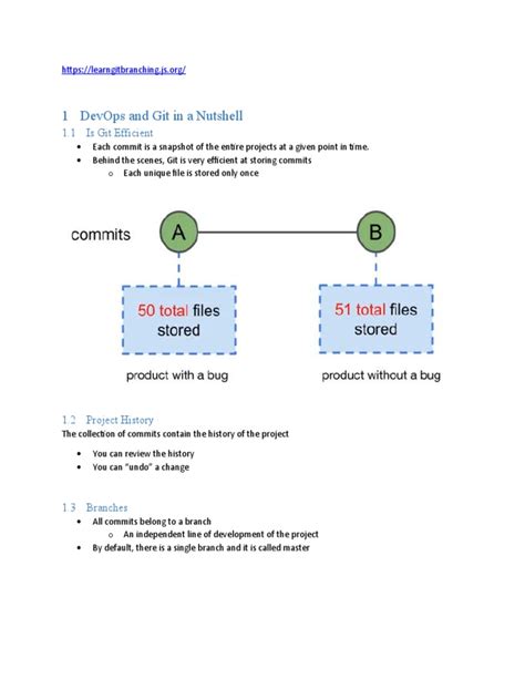 1 devops and git in a nutshell pdf version control information