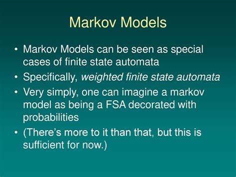 Markov Models Ppt Download