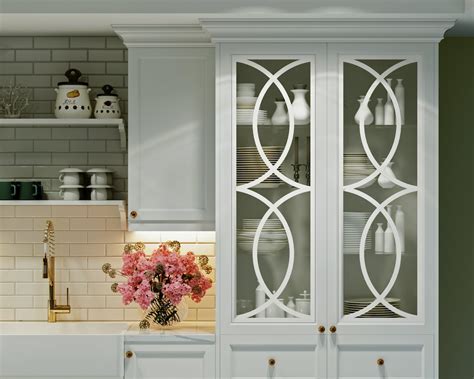 Mullion Insert For Kitchen Cabinets With Glass Doors At Matthew