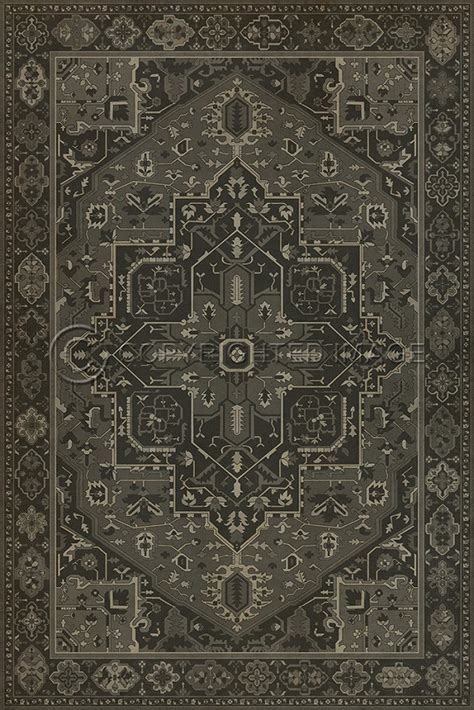 Spicher Vinyl Floor Cloth Mat Camelot The Black Knight Pura Vida Home