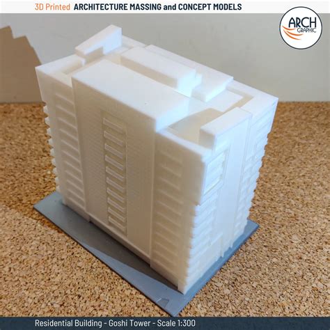 3d Printed Massing And Concept Residential Building Models