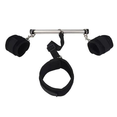 Bdsm Stainless Steel Bondage Kit Pu 001 Roomfun