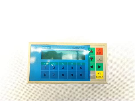 Siemens Simatic Op3 6av3503 1db10 Operator Panel Electronics Cnc