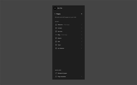 Add Dynamic Templates To Pages List · Issue 50418 · Wordpress