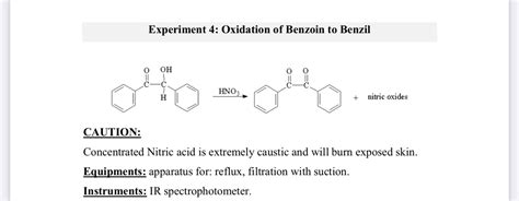 Benzoin To Benzil Nitric Acid Mechanism