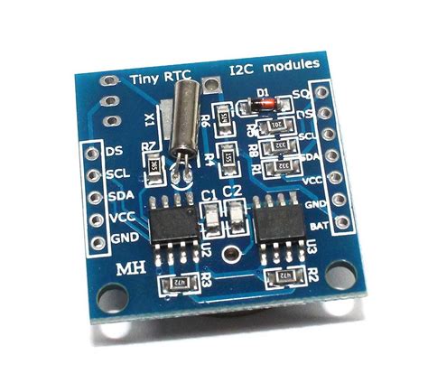 Módulo Relógio Rtc Ds1307 Com Bateria Piscaled Arduino