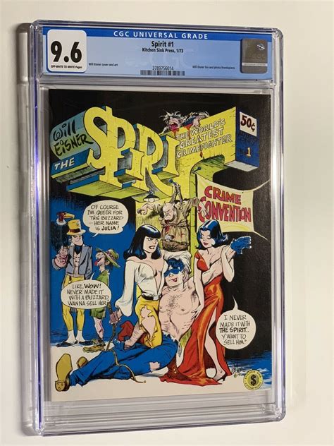 Spirit 1 Cgc 9 6 1973 Kitchen Sink Press Ow W Pages 014 Comic Books Bronze Age Kitchen Sink