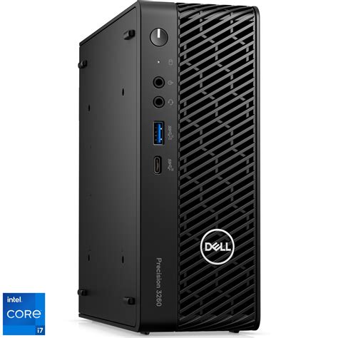 Sistem Desktop Pc Dell Precision 3260 Compact Form Factor Cu Procesor