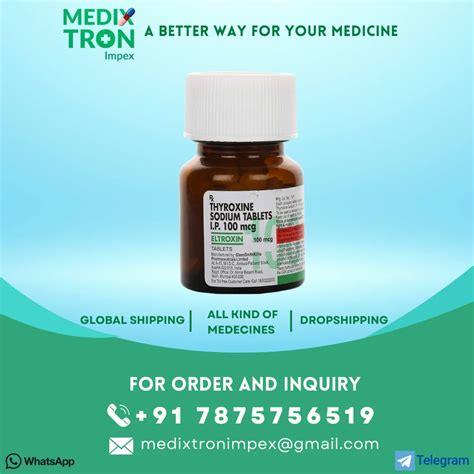 Eltroxin 100 Mg Thyroxine Tablets At Rs 177 Bottle Thyronorm Tablet
