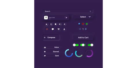 Neumorphism Design Figma