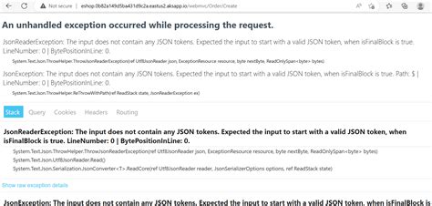 Databases Not Getting Created While Installing The Eshop Application