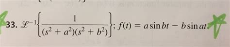 Solved Find The Given Inverse Laplace Transform By Finding Chegg