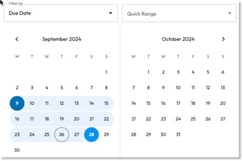 Enhanced Calendar Picker For Smart Table Filters Formitize