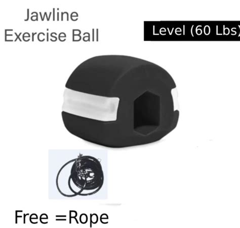 Jawline Shaper Chew Exerciser Ball For Face Toning Reduce Double Chin