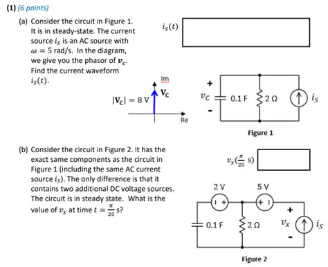 Solved 1 6 ﻿pointsa ﻿consider The Circuit In ﻿figure